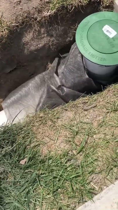 How To Eliminate Water From Flooding Your Yard - YouTube