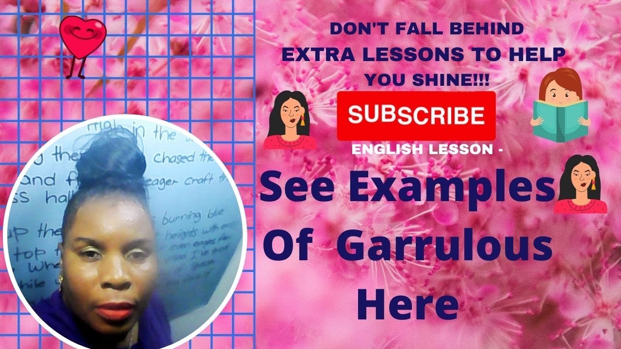 English Lesson - Are You A GARRULOUS Woman? #209 🇯🇲🇯🇲🇯🇲🇯🇲🥳🥳🥳 - YouTube