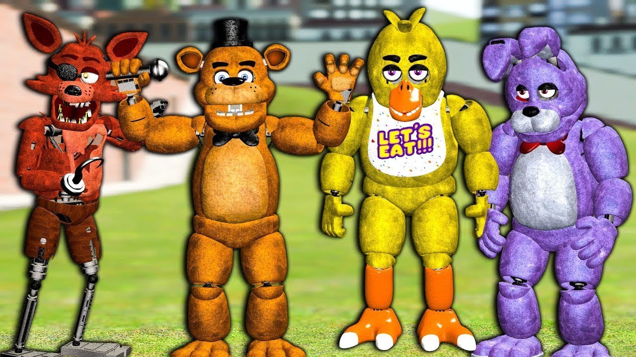fnaf in garrys mod - YouTube