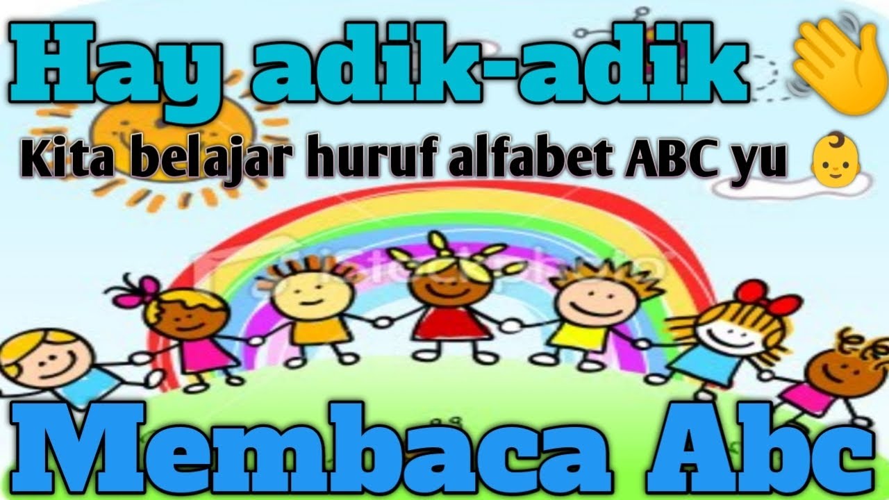 belajar membaca huruf alfabet abc - YouTube