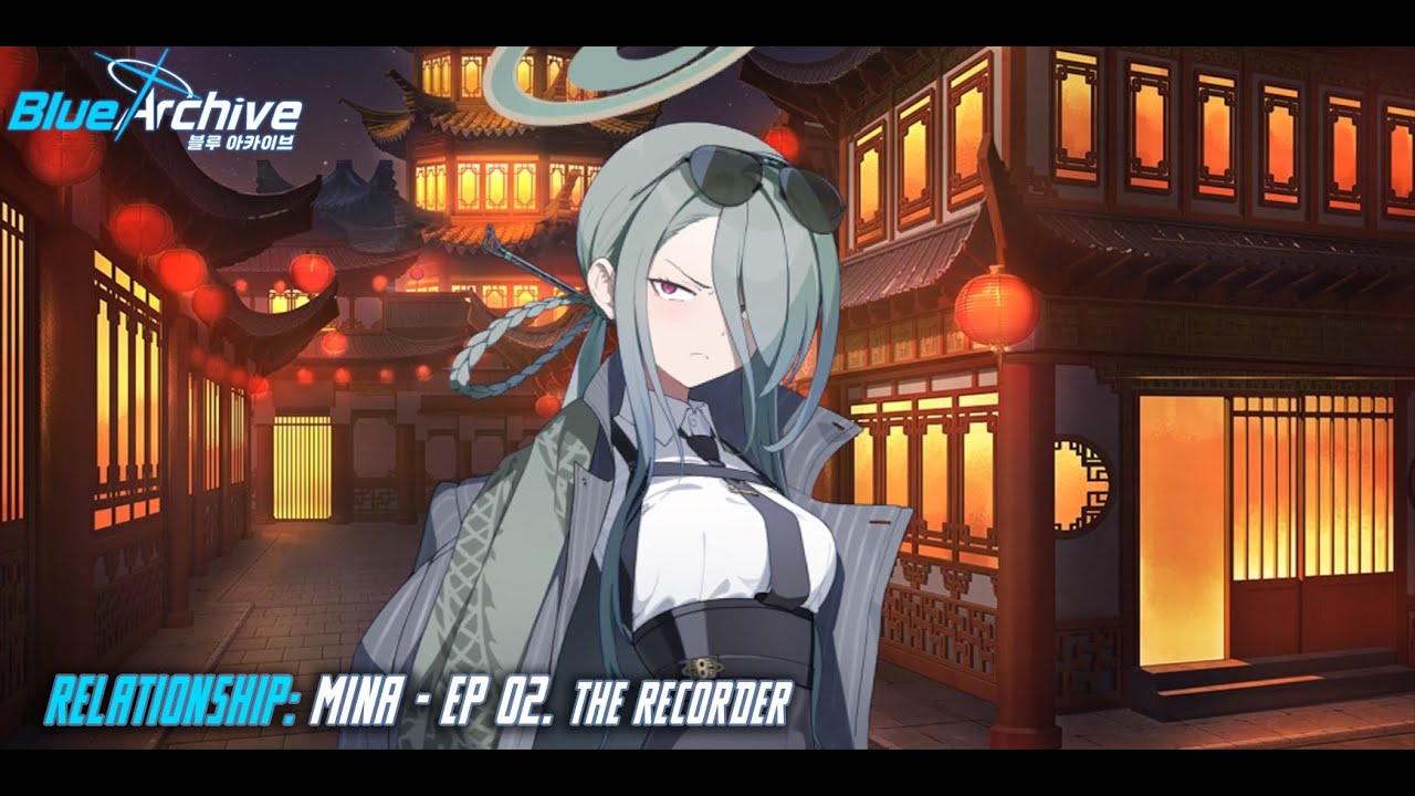 Blue Archive - Relationship Story: Mina - EP 02. The Recorder - YouTube