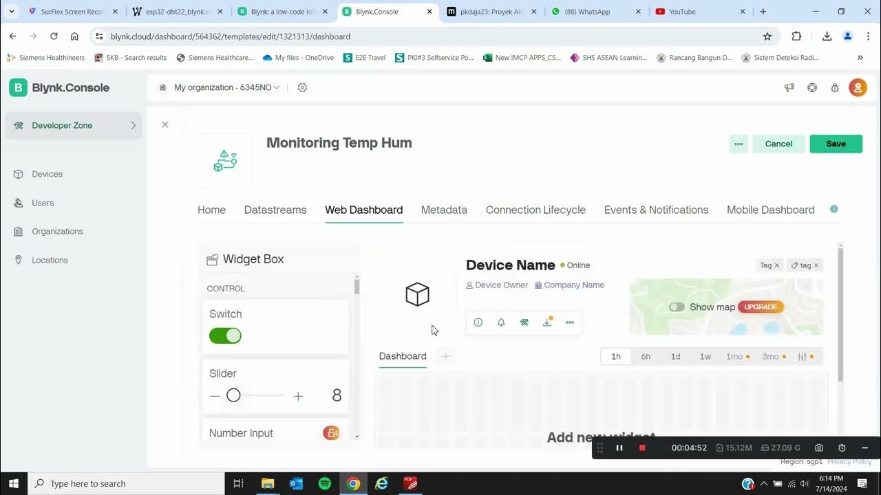Monitoring Temperature and Humidity using Wokwi Simulator and Blynk ...
