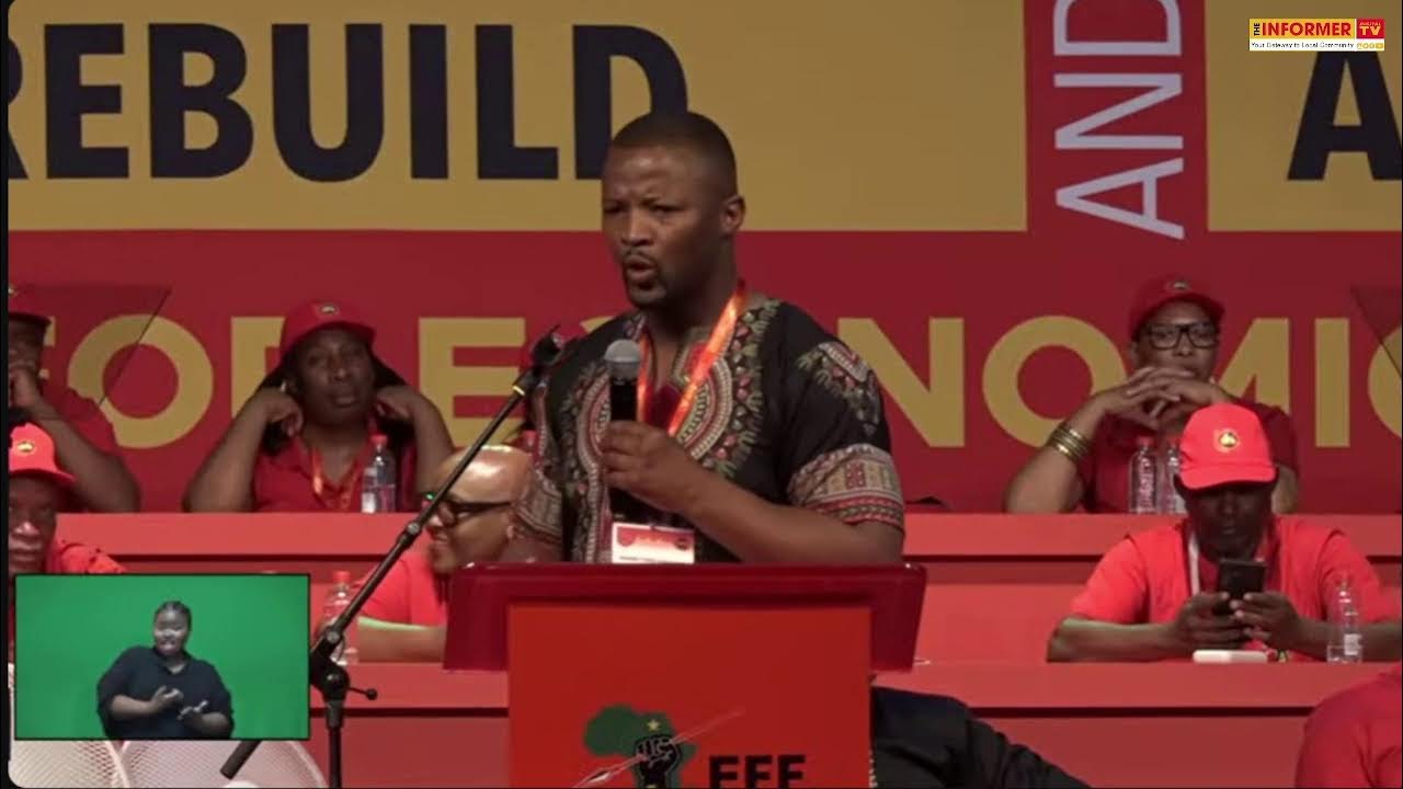 EFF CIC Julius Malema Delivers 3rd NPA Political Report - YouTube
