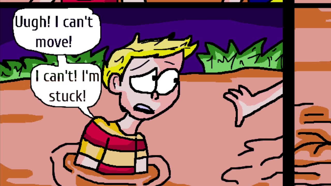Ness and Lucas in Quicksand (Comic Dub) - YouTube