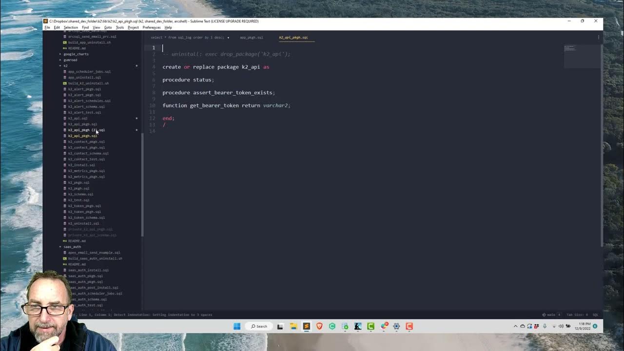 Coding live stream Dec 9 2022 - K2 for Oracle APEX - YouTube