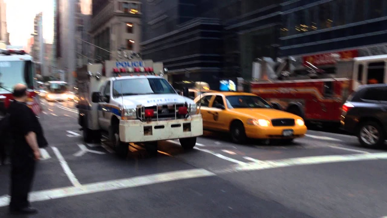 MTA POLICE ESU, EMERGENCY SERVICE UNIT, RESPONDING TO JOINT AGENCY ...