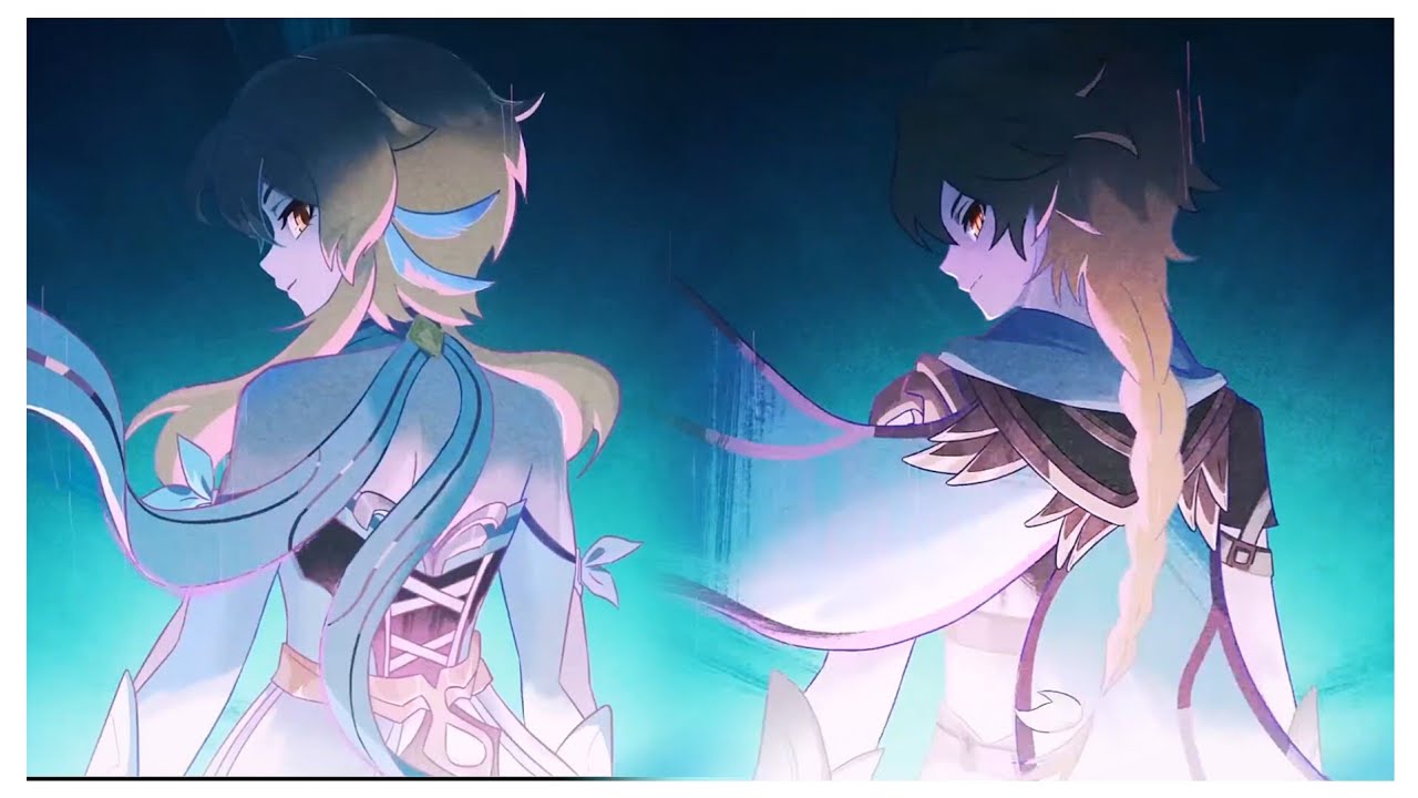 Evil Aether vs Evil Lumine - Luna I Cutscene Comparison (Genshin Impact ...