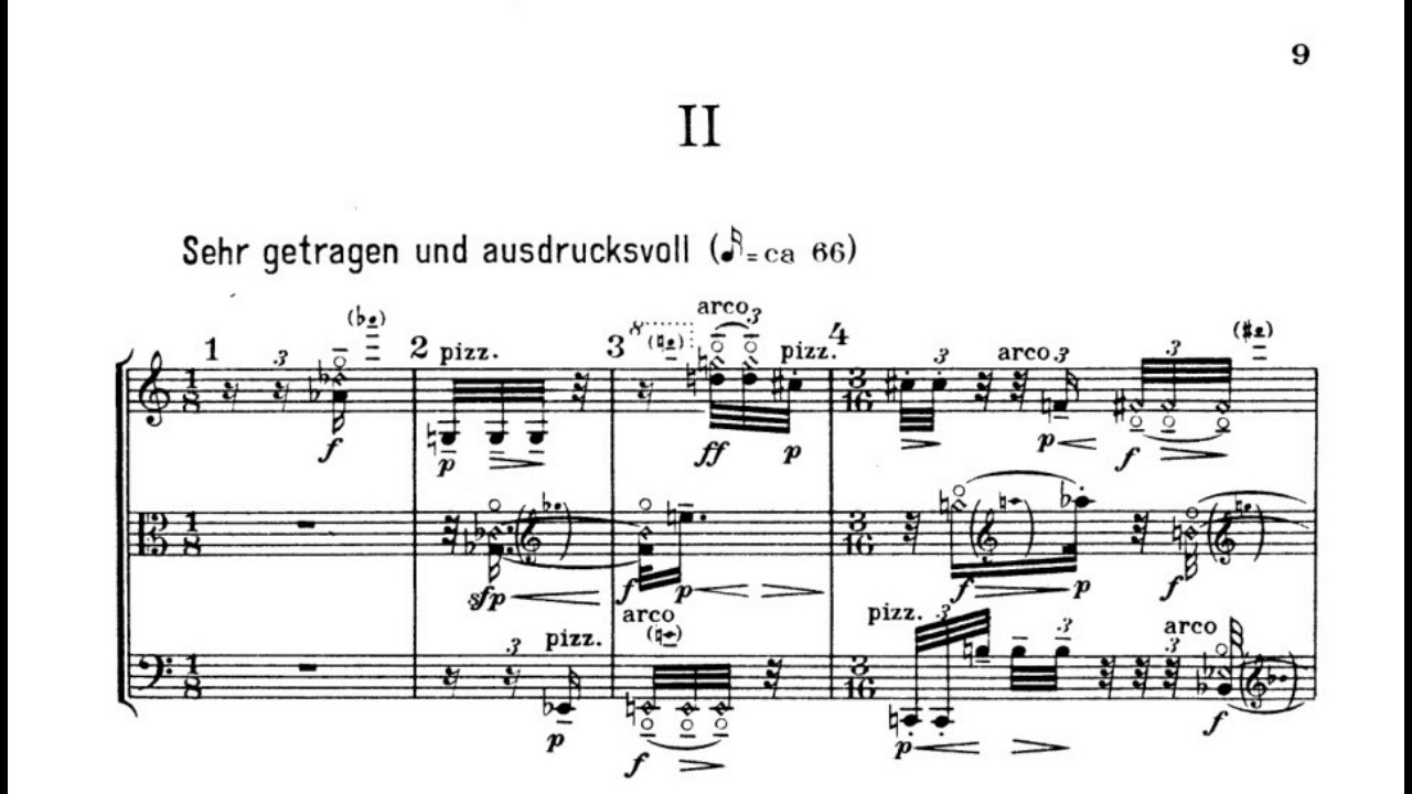 Webern - String Trio, Op. 20 - YouTube