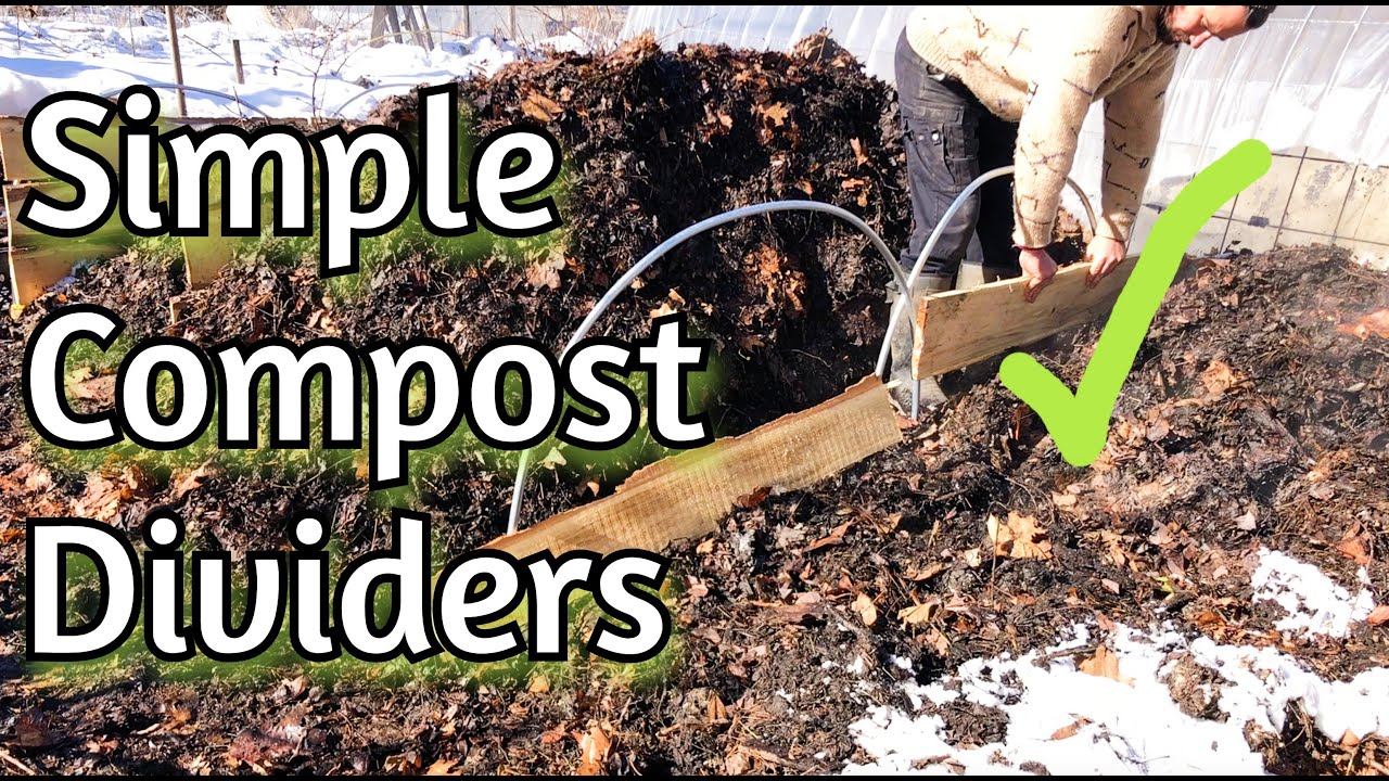 Compost Bay Dividers - Simple DIY - YouTube