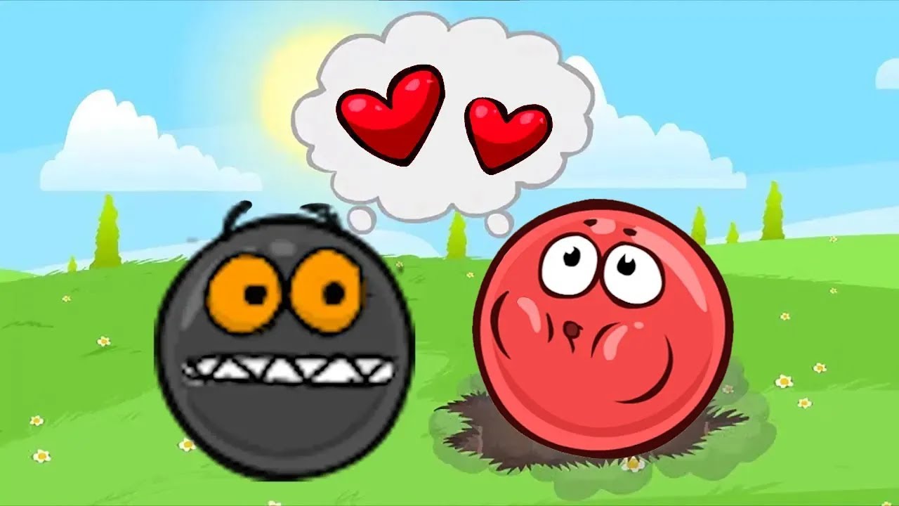 Red Ball 4 - Red Ball - Black Ball Enemy - All Levels - Green Hills - 2 ...