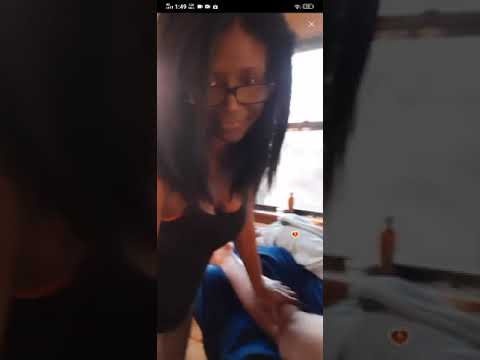Girl doing massage on bigo live