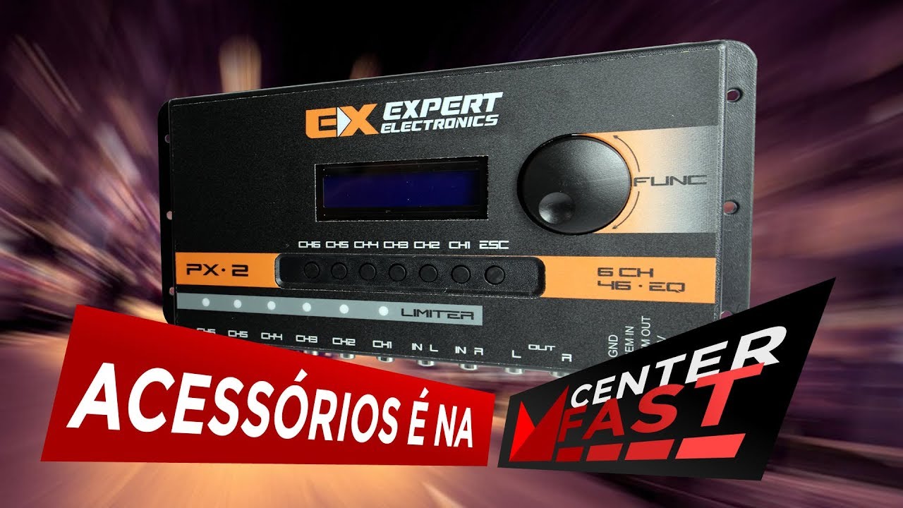 PX2 Expert Eletronics Processador de Áudio Digital - YouTube
