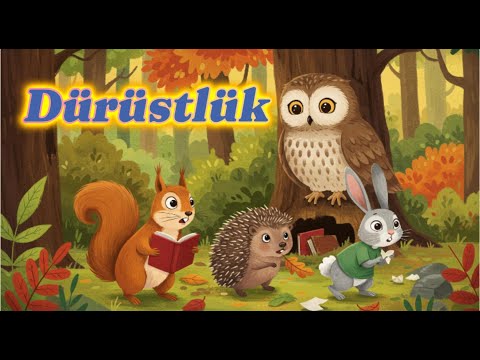 🦉 Baykuş'un Kayıp Kitabı - Dürüstlük Masalı | Çocuk Hikayeleri | Değerler Eğitimi