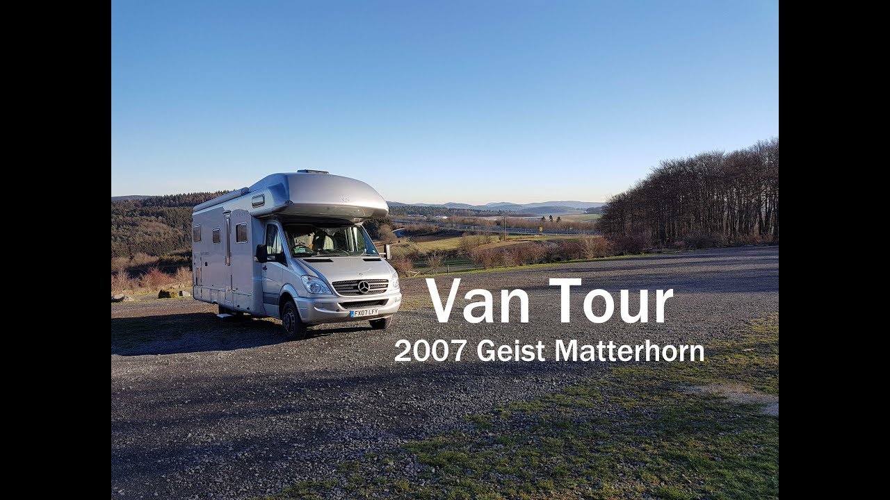 Van Tour - Mercedes Sprinter 518 Geist Matterhorn Class B Motorhome ...