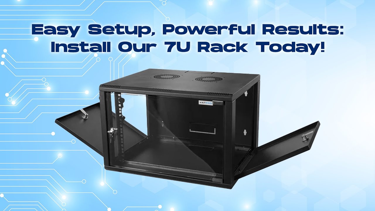 Secure and Stylish: The 7U Wall Mount Server Rack Deep Dive - YouTube