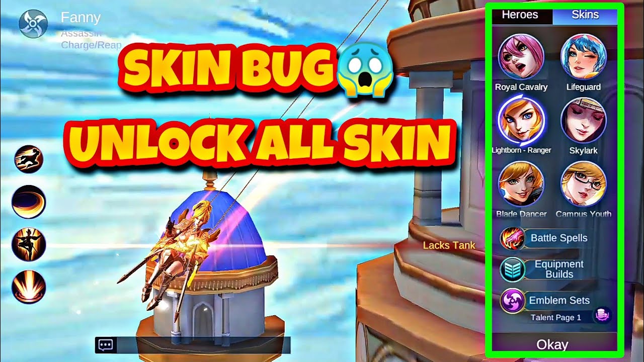 Skin Bug | Unlocked All Skin | MLBB - YouTube
