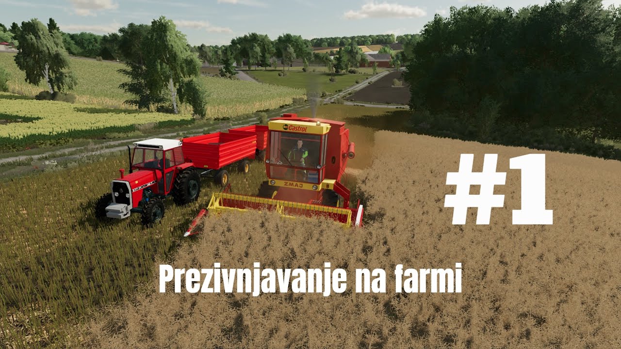 Prezivljavanje na farmi FS22 ! Upoznavanje i pocetak farme #1 - YouTube