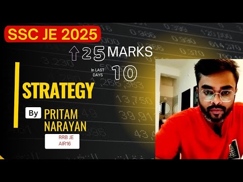 How I Increased 25 Marks in Final Days | SSC JE | STRATEGY | - YouTube