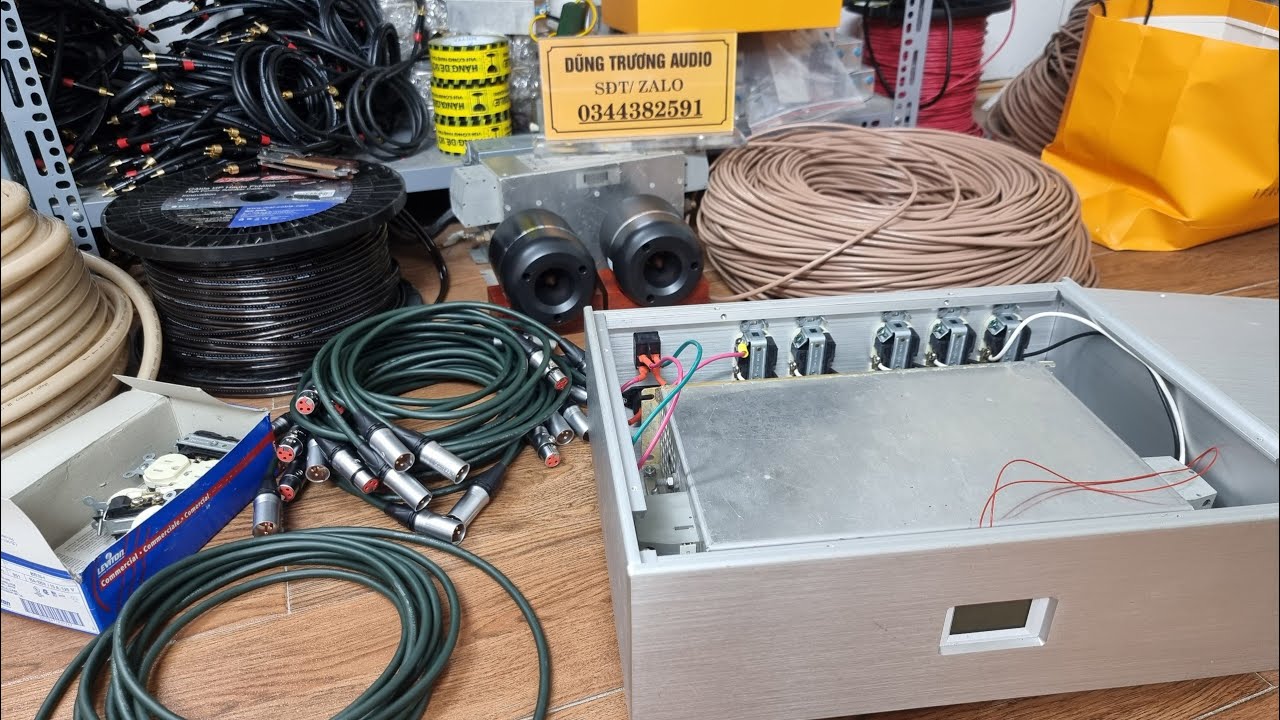 siêu phẩm ổ cắm lọc nguồn đức đa tầng to khủng , dây tín hiệu canon đực ...