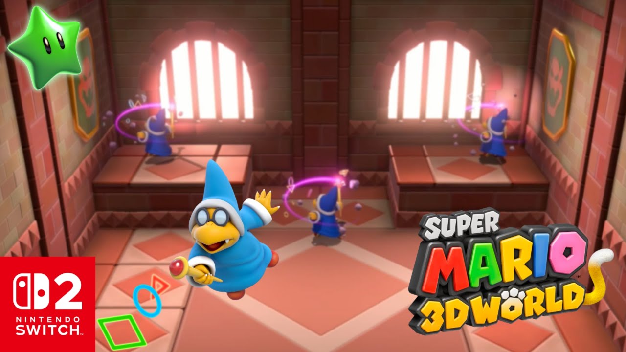 [Super Mario 3D World] WORLD 3-A Magikoopa Blockade - YouTube