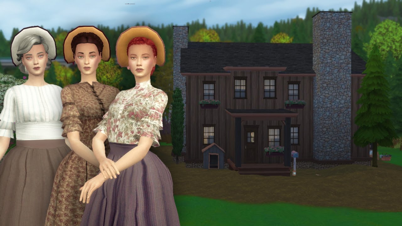 *NEW CHALLENGE* Sims 4 Simerican Settlers Challenge - The 1860s ...