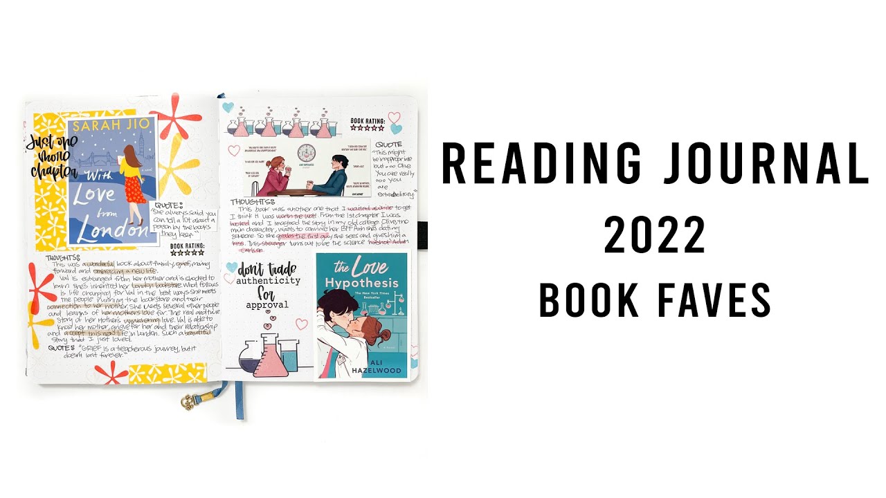 Reading Journal | Book Favorites | Process Video - YouTube