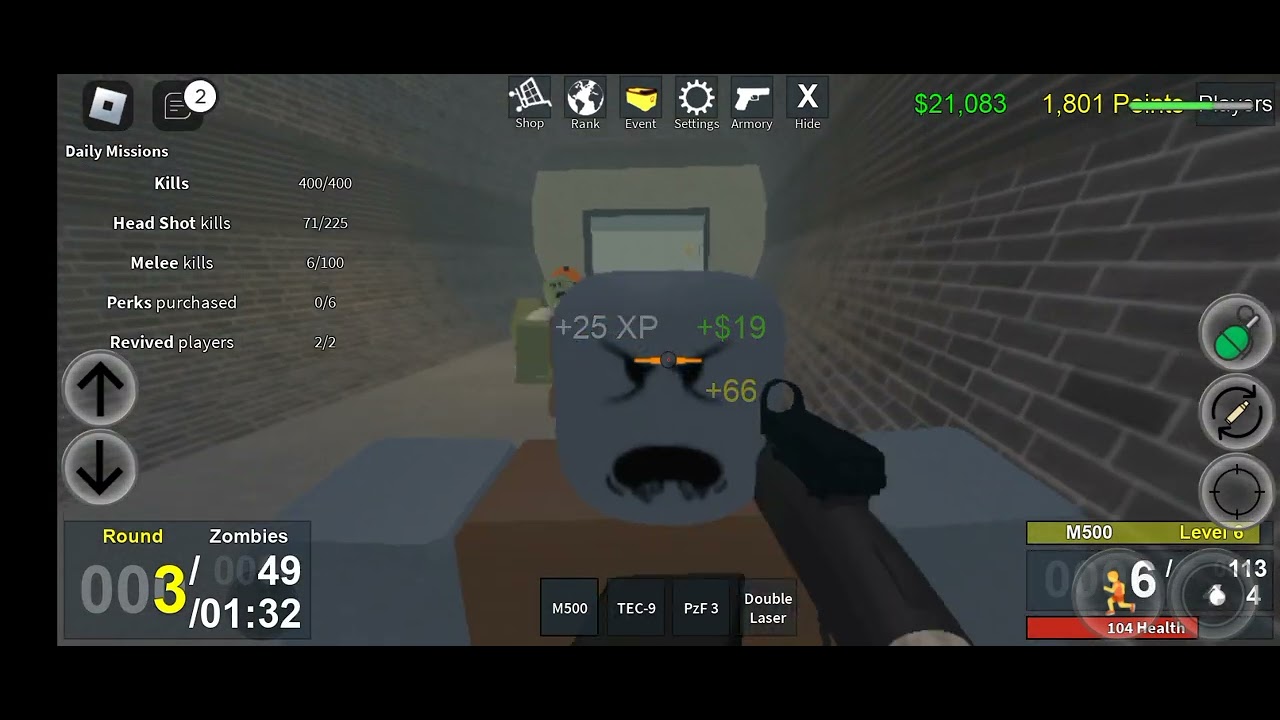 zombie up rising (roblox) - YouTube