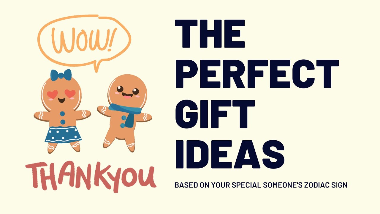 Perfect Gift Ideas based on Zodiac Signs - YouTube