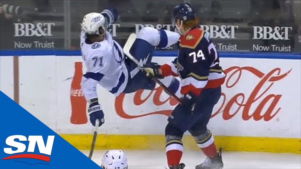 Ross Colton Jumps Owen Tippett After Anthony Cirelli Goes Down Heavily ...