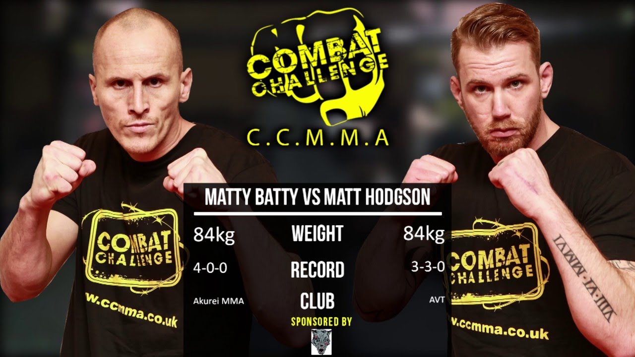 Combat Challenge Bradford 17: Matty Batty vs Matt Hodgson - YouTube
