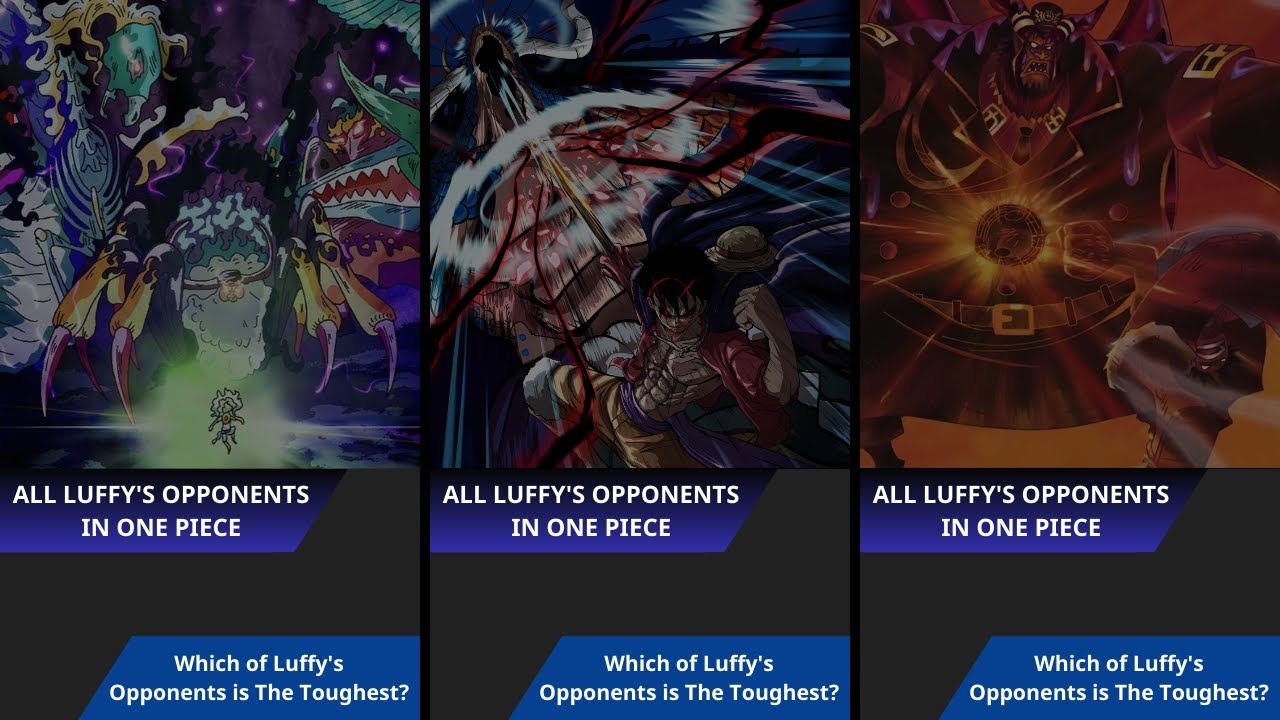 All Luffy's Opponents in One Piece EXPLAINED! - YouTube