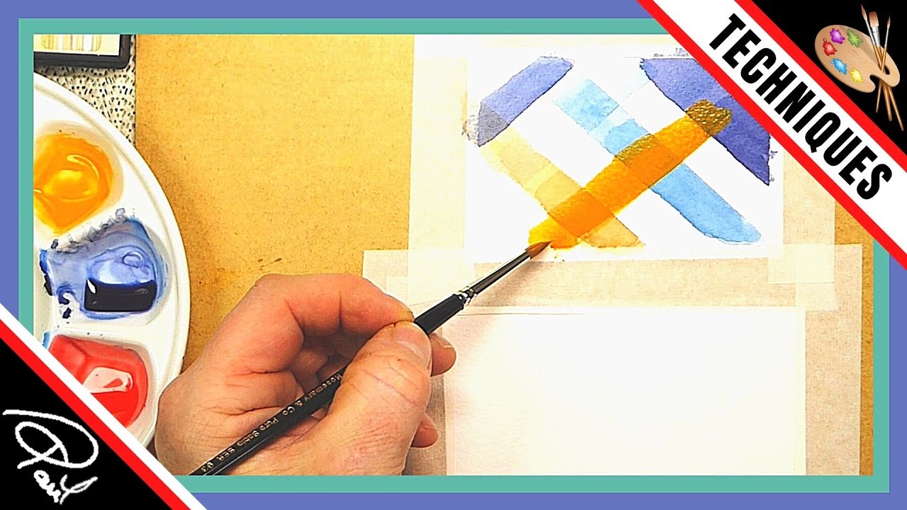 Watercolour Painting Techniques - A Little About Glazing - YouTube