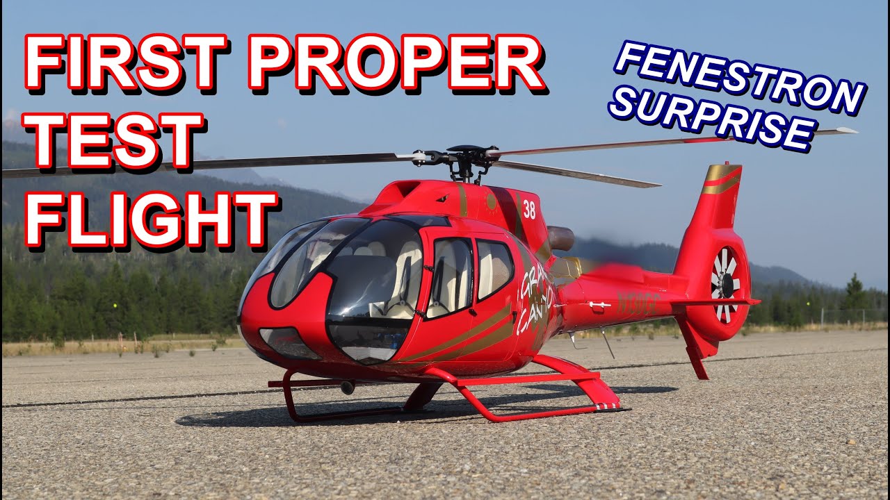 Roban EC130 Build Part 5 - Fitting scale details & first full flight ...