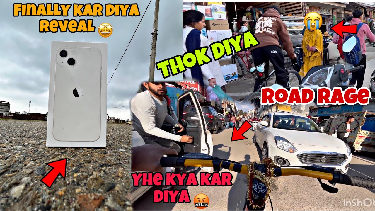 Finally kar Diya reveal 🤩thok Diya 😠😰 yhe kya kar Diya 🤔 road rage 😡 ...