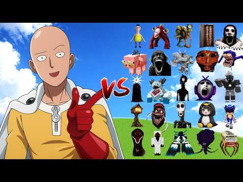 Saitama [One-Punch Man] vs The NEW Strongest Minecraft Bosses | Minecraft Mob Battle