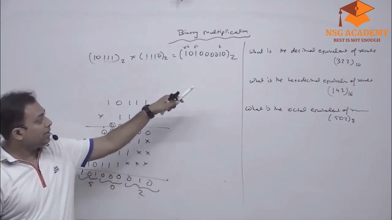 4 Arithmetic Overflow, Binary Multiplication, BCD, EX3 - YouTube