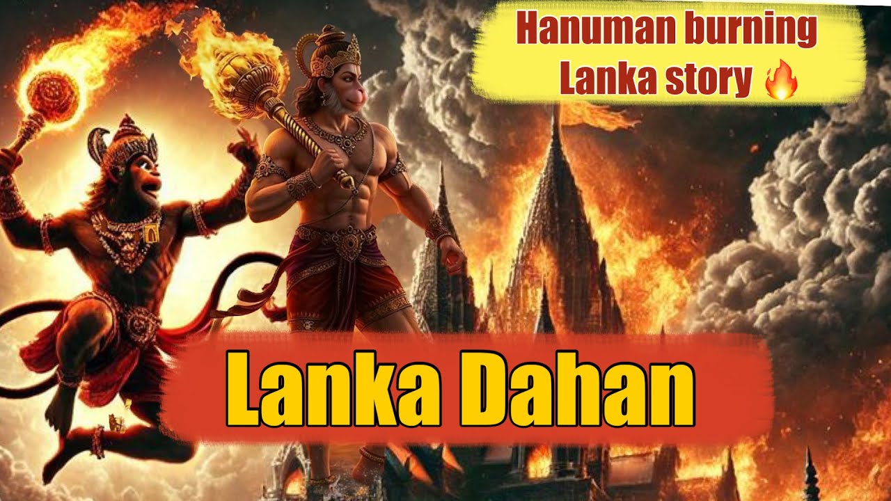 Why did Hanuman Burn Lanka ?| The Burning Lanka | Interesting Stories ...