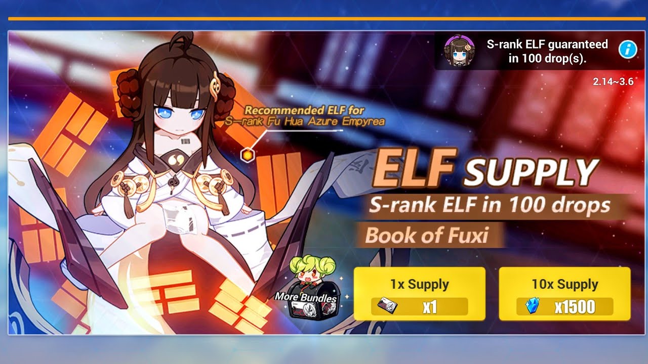 「HONKAI IMPACT 3RD」ELF Supply S-Rank ELF [Book of Fuxi] - YouTube