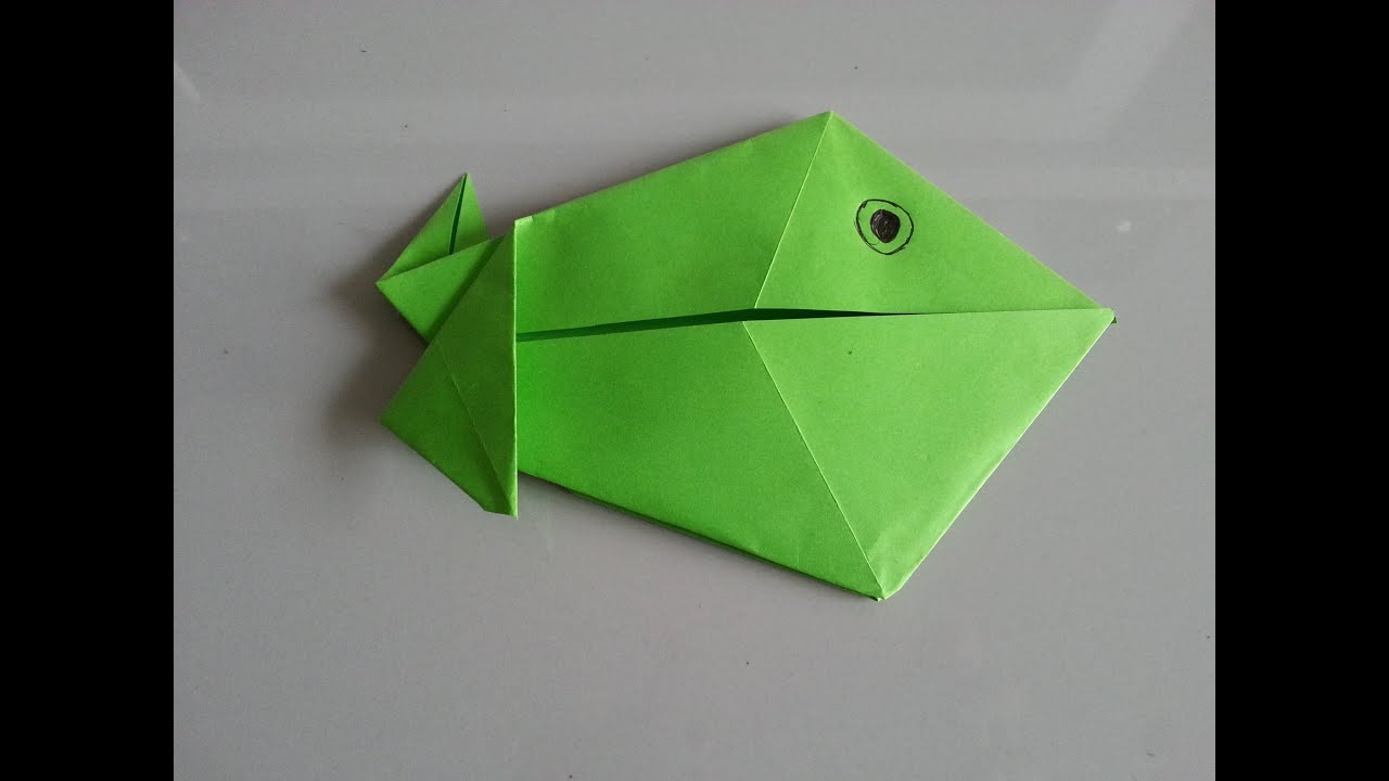 Origami Talking Fish - YouTube
