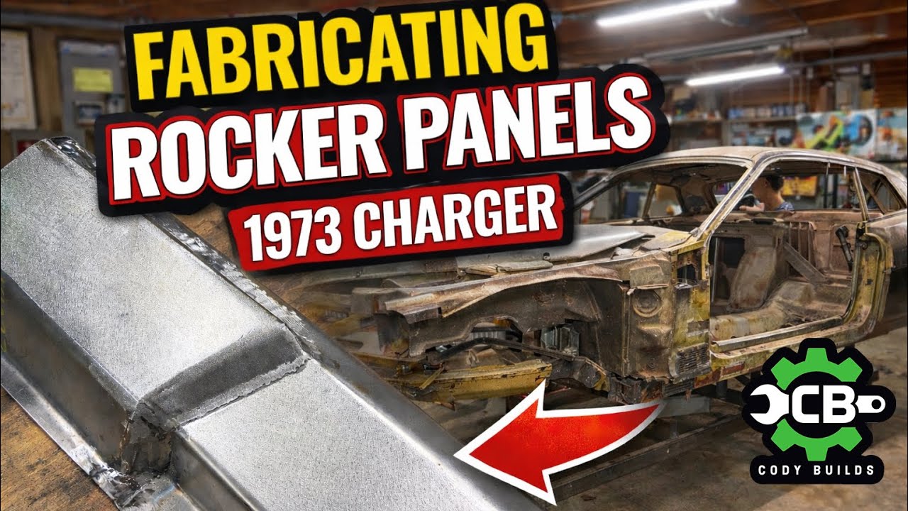 Rocker Panel Repair From Scratch | 1973 Dodge Charger Restoration - YouTube