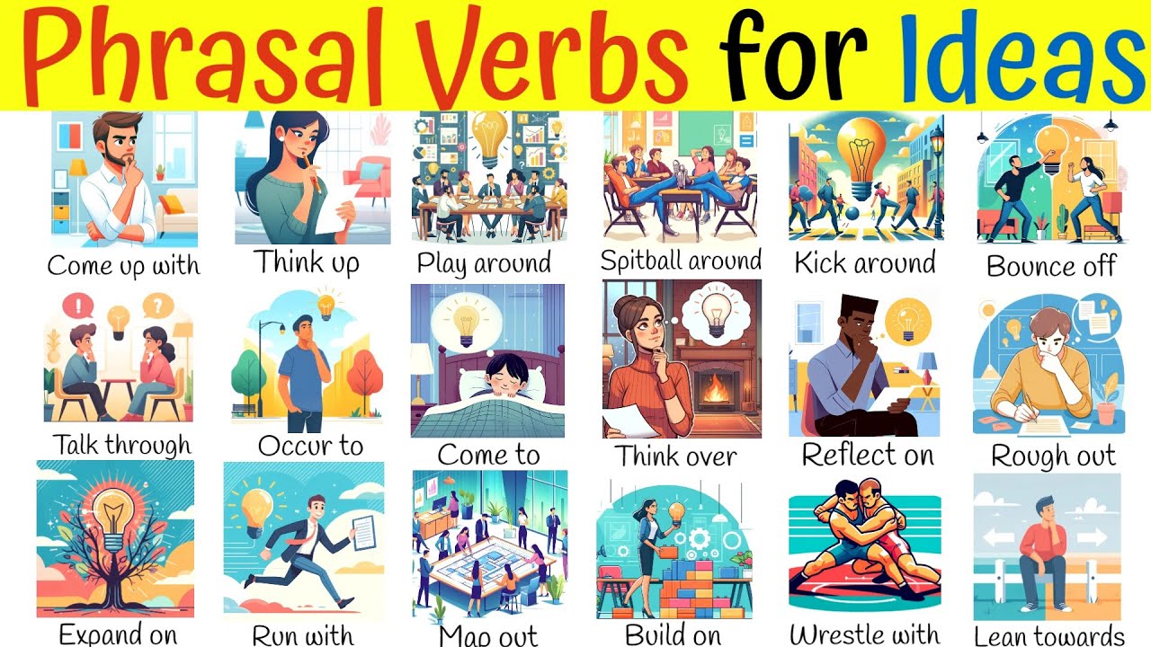 Phrasal Verbs for Ideas / PDF / Become Fluent in English - YouTube