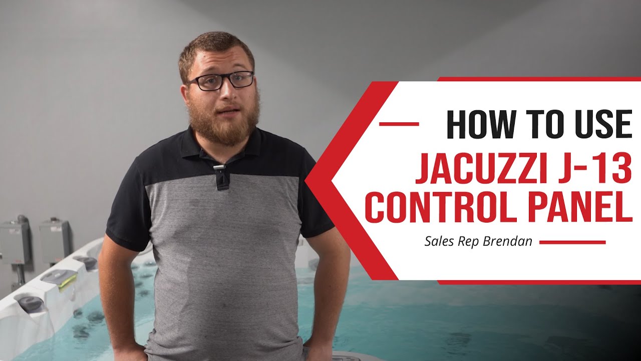 How To Use the Jacuzzi J-13 Swim Spa Control Panel - YouTube