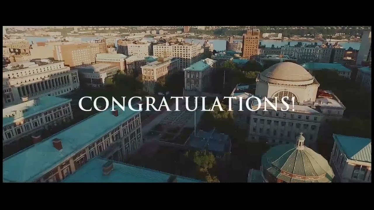 Columbia Acceptance Video Ivy Day - YouTube