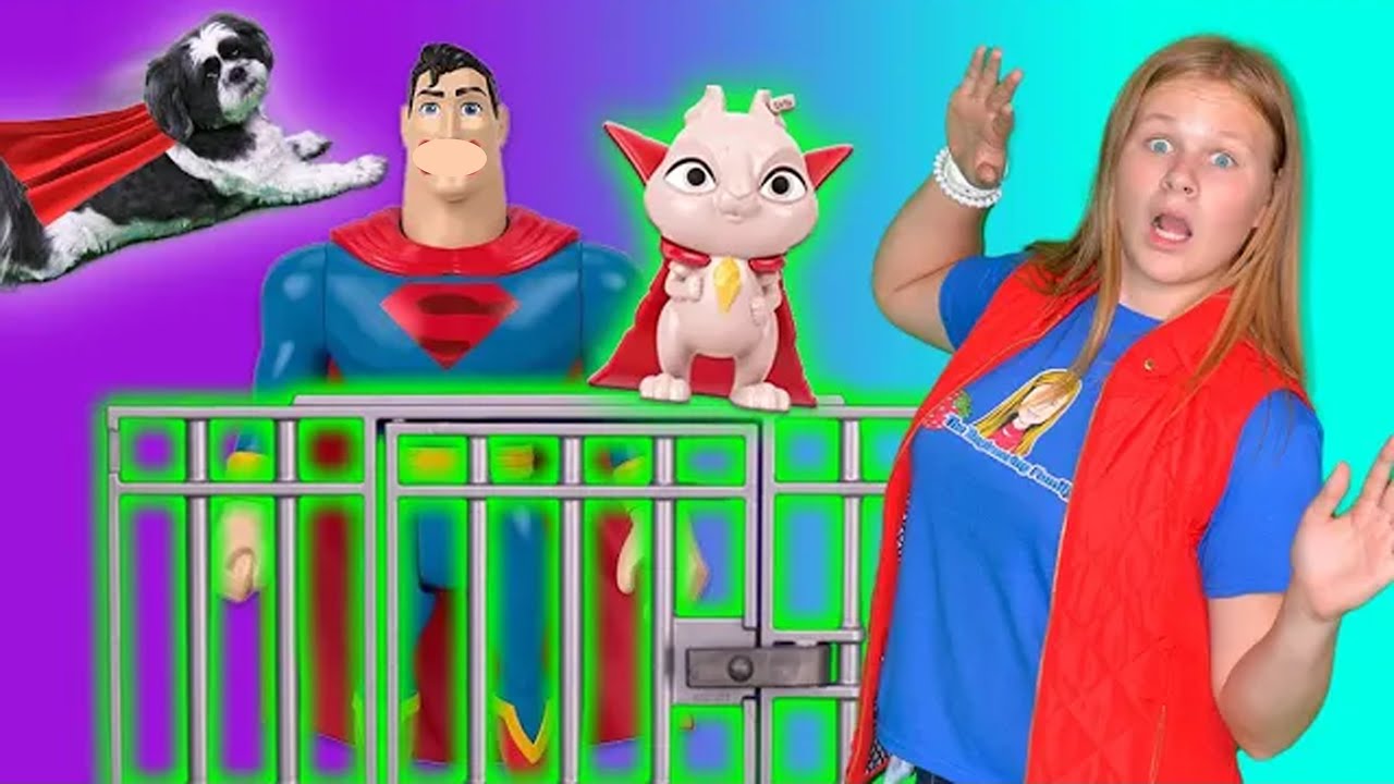 Assistant and Wiggles Challenges DC Super Pets to Save Superman - YouTube