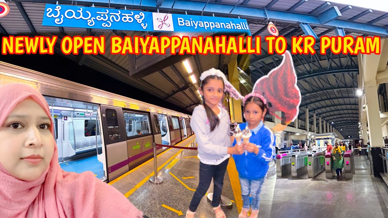 BAIYAPPANAHALLI TO INDRANAGAR | KR PURAM | PURPLE LINE | - YouTube
