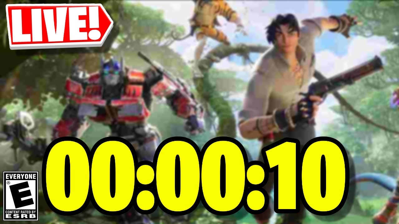 FORTNITE CHAPTER 4 SEASON 3 LIVE COUNTDOWN! - YouTube