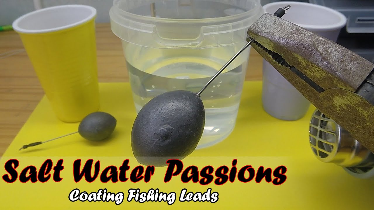 Surf Casting Rig Part 4 - DIY - How to Fishing Leads Coating ...