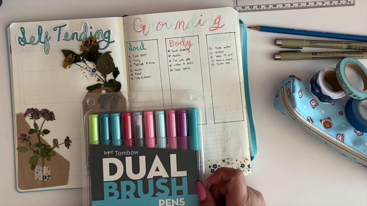 2020 Bullet Journal Set Up + January Spread | Grad Student - YouTube