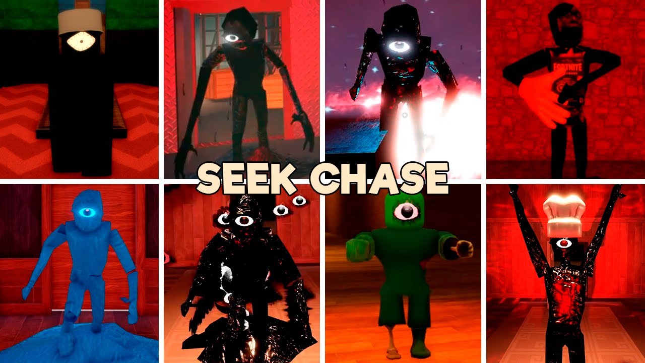 DOORS Seek Chase VS 36 Different Seek Chases - YouTube
