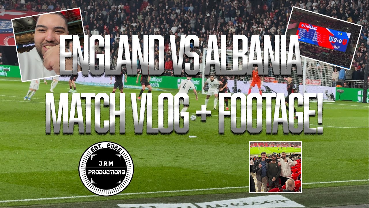 I saw Thomas Tuchel's first England game LIVE | JRM Vlogs - YouTube